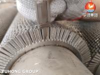 China ASTM A312 TP347H HFW Serrated Finned Tube and SS Fins For Waste Heat Recovery Units for sale