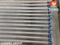 China Extruded Finned Tube ASTM A179 Carbon Steel Base Aluminum Fin for sale