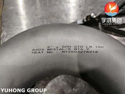 China ASTM A403 WP316L-S 180 Degree Return Bend LR For Heat Exchanger U Tube Bundle for sale