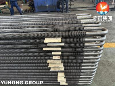 China ASTM A213 T22 U Bend Alloy Steel HF Welding Solid Finned Tubes For Boiler Superheaters for sale