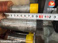China ASTM A106 Gr.B Embedded Finned Tube with Cu-T2 Fins For Heater Convection Section for sale