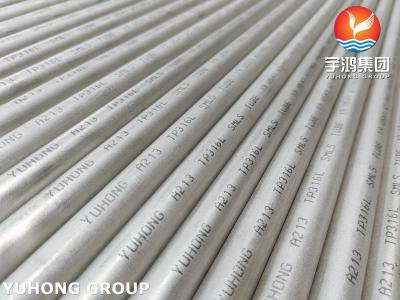 China ASTM A213 TP316L / 1.4404 Stainless Steel Seamless Tube Heat Exchanger Tube 100% HT / ET for sale