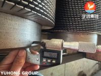 China ASTM A312 TP304H Stainless Steel Serrated Finned Tubes for Waste Heat Recovery for sale