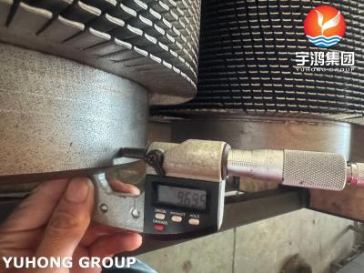 China ASTM A312 TP304H Stainless Steel Serrated Finned Tubes for Waste Heat Recovery for sale