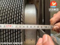 China ASTM A312 TP304H Stainless Steel Serrated Finned Tubes for Waste Heat Recovery for sale