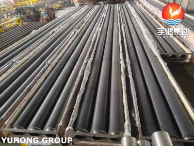 China ASTM A335 P22 HFW Serrated Finned Tubes With Carbon Fins For Power Plant for sale