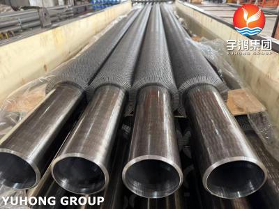 China ASTM A335 P11 Helical Serrated Fin Tube with 11-13Cr Fins For Power Generation for sale