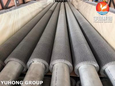 China ASTM A312 TP304H Helical Serrated Fin Tube with 304H Fins For HRSG Evaporators for sale