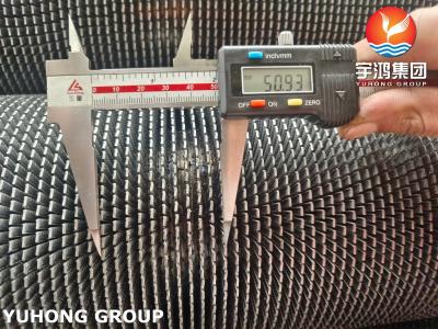 China ASTM A312 TP304H Helical Serrated Fin Tube with 304H Fins For HRSG Evaporators for sale
