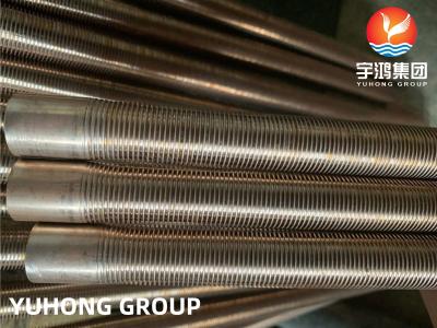 China ASTM B111 C70600 Low-Finned Tubes for Seawater Condensers for sale
