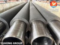 China Serrated Finned Tubes ASTM A312 TP304H For High Operating Temperature 500℃ for sale
