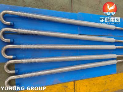 China Stainless Steel J Type Wrap On Wound L Finned Tubes ASTM A269 TP304L With AL1100 Fins for sale