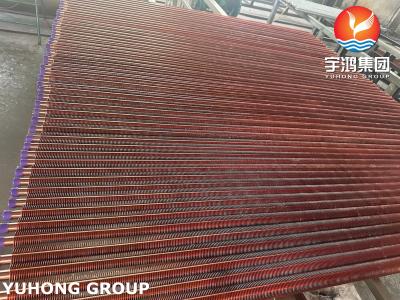 China Copper C12200 Extruded Finned Tubes For HVAC And Refrigeration Heat Exchangers for sale
