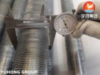 China ASME SB163 N08825 Extruded Finned Tube With Al1060 Fins for Sour Gas Air Coolers for sale
