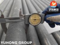 China EN10217-7 1.4301 Extruded Finned Tube With Al1060 Fins for Waste Heat Recovery Units for sale