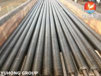 China Application of KL-Type Wound Fin Tubes SA179 + AL1060 in Industrial Waste Heat Recovery Systems for sale