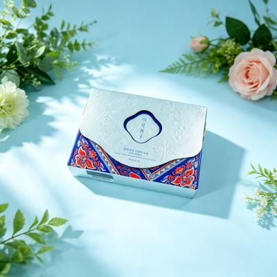 China Custom Cosmetic Packaging Box Luxury Silver Coated Paper Magnetic Closure for Perfume, Skincare, High-End Brand for sale