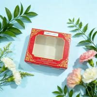 China Transparent Paper Packaging Box Acetate Window UV Varnish Debossed for Gift Set, Make-Up, Cosmetics for sale