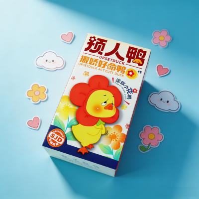 China Sustainable Paper Packaging Box CMYK Printed 3D Embossed Spot UV for Game Cards, Toy, Blind Box for sale