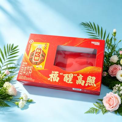 China Transparent Corrugated Box Window Durable Heavy Duty Custom Paper for Food, Gift, Haircare Device for sale