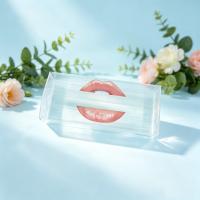 China Crystal Clear PET Plastic Box Anti Scratch Food Grade 3D Embossed for Skincare, Beauty, Cosmetic for sale