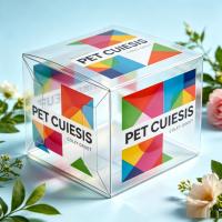 China Clear Folding PET Box Food Grade Transparent Recyclable Plastic for Gift, Cosmetic, Toy Display for sale