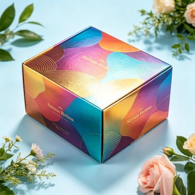 China Silver Foil Corrugated Box Board Heavy Duty Compact Gift Packaging for Amazon, E-Commerce, Shipping for sale