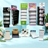 China Freestanding Corrugated Paper Display Retail Shelf Rack PDQ Tray for Store, Shop, Mall Promotion for sale