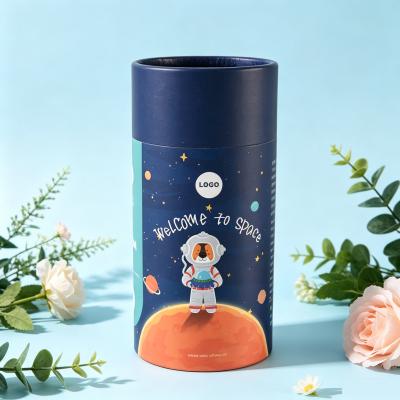 China Rigid Paper Round Box Cylindrical Offset Printed Aromatherapy for Scented Candle, Gift for sale