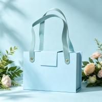 China Durable Foldable Rigid Shopping Bag Reusable Magnetic Closure Paper for Luxury Brand, Art, Boutique for sale