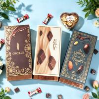 China Luxury Rigid Chocolate Packaging Box Durable Paper Slide Drawer for Cookie, Biscuit, Cake for sale