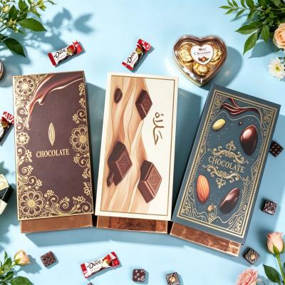 China Luxury Rigid Chocolate Packaging Box Durable Paper Slide Drawer for Cookie, Biscuit, Cake for sale