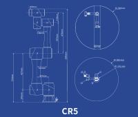 China PLC Cooperative Robot Arm Reach 900mm For  Programming Contest for sale
