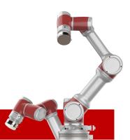 China Reach 1000mm Payload 3kg 624mm Cooperative Robot Arm With Collision Protection for sale