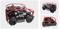 China Oil Electric Hybrid Mowing Robot Golf 30 Degree Climb Control Lawn Mower for sale