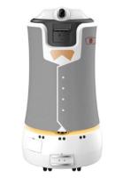 China Hotel serve Delivery Robot Robot Elevator Obstacle Avoidance 48kg Net weight for sale
