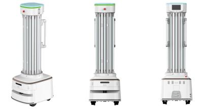 China Hospital Autonomous Uvc Mobile Robot Automatic Uv Disinfection Robot Project for sale