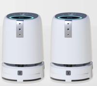 China Hypochlorous acid disinfection automatic charging robot in hotel conference hall for sale