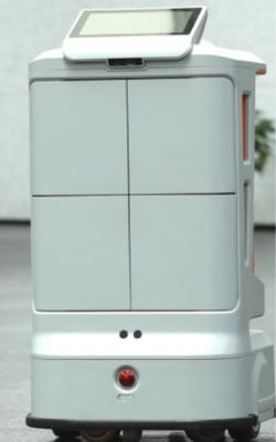 China 50kg Net Hotel Delivery Robot Apartment 50kg Net 1.2m/S Moving Speed for sale