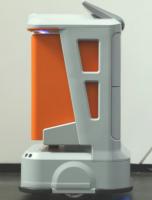 China 50kg Net Hotel Delivery Robot Apartment 50kg Net 1.2m/S Moving Speed for sale