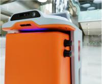 China 50kg Net Hotel Delivery Robot Apartment 50kg Net 1.2m/S Moving Speed for sale