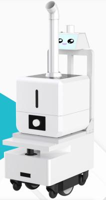 China Mall V-SLAM Disinfectant Spray Robot Hydrogen Peroxide Intelligent Sterilization Robot for sale