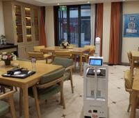 China Mall V-SLAM Disinfectant Spray Robot Hydrogen Peroxide Intelligent Sterilization Robot for sale