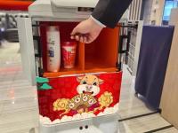 China Promoter Smart Service Robot 30kg Load Shopping Mall Food Delivery Robot for sale
