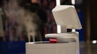 China Automatic UV and Spraying Disinfection AI Sterilizer Robot could OEM for sale