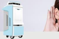 China High quality automatic charging vaporization hydrogen peroxide disinfection robot for sale