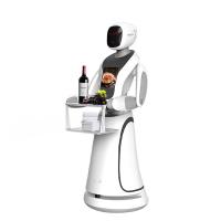China DC 24V 50W Restaurant Service Robot Hotpot Automated Delivery Robots for sale