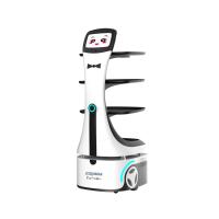 China Restaurant Cute Autonomous Mobility Robot Food Delivery Service HD Screen for sale