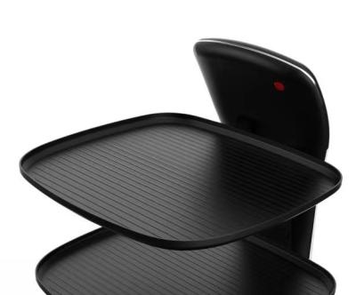 China Food Cart Autonomous And Mobile Robotics Food Delivery 1280 X 800 Screen for sale