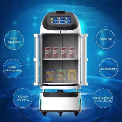 China Navigation Resturant Meal Hotel Delivery Robot White Black Remotely Controlled Robot for sale